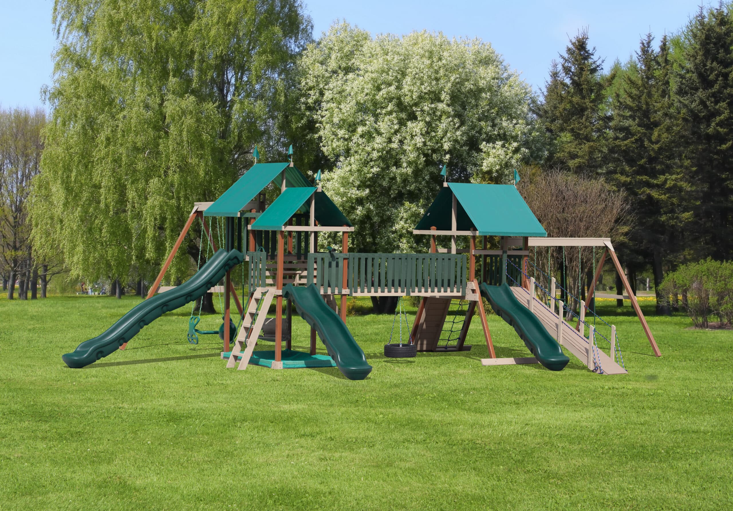 Poly Backyard Playground Equipment and Swing Sets in VA